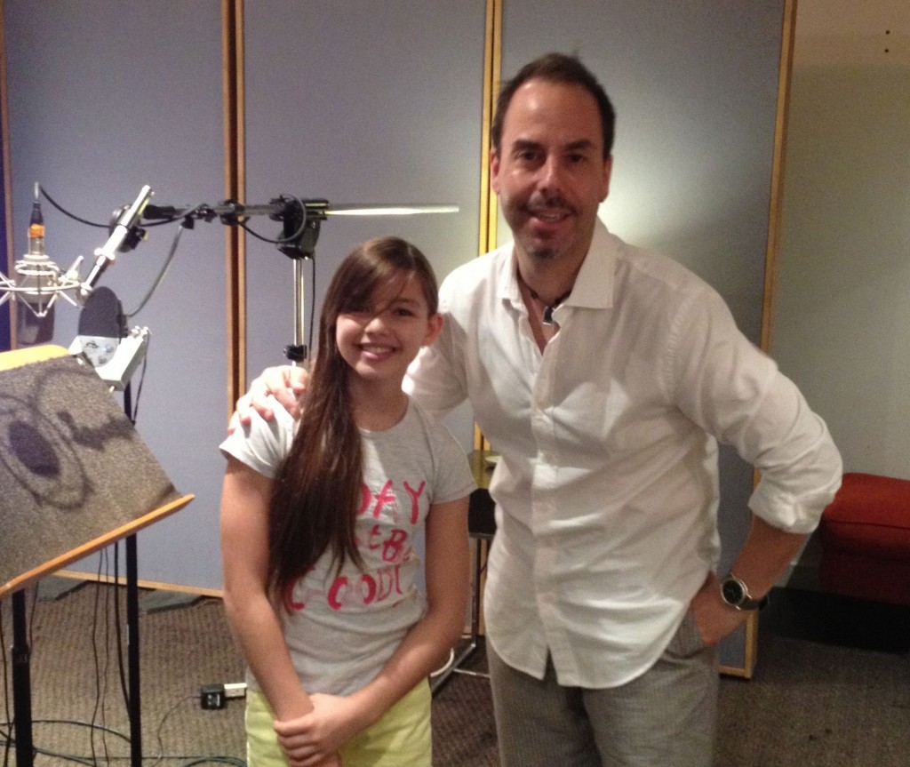 Jed Becker with Fatima Ptacek, voice of Dora the Explorer and recent ...